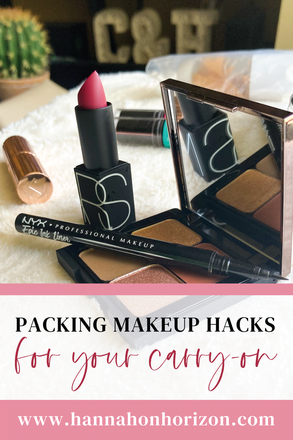 How to pack makeup for carry-on (with TSA-approved makeup products!)