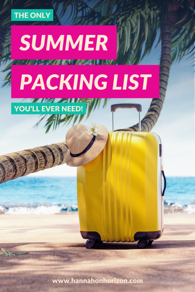 Don't Leave Without These 30 Essentials for your Summer Packing List